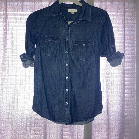 J. Crew | Tops | Jcrew Chambray Shirt | Poshmark